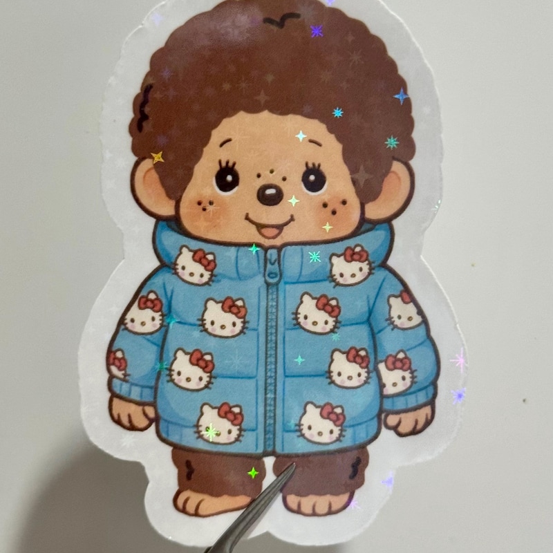Monchichi Stickers Vinyl - Etsy