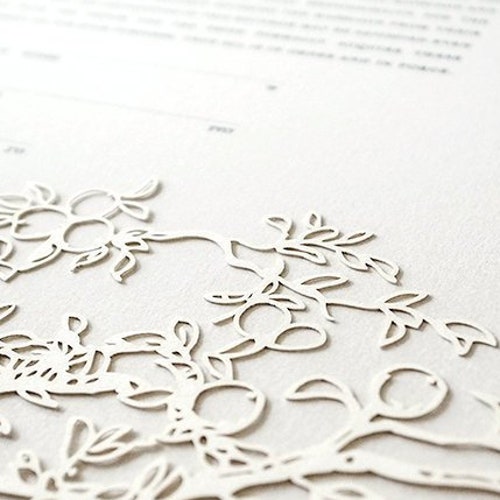 Ketubah Papercut Southern Magnolias - Etsy