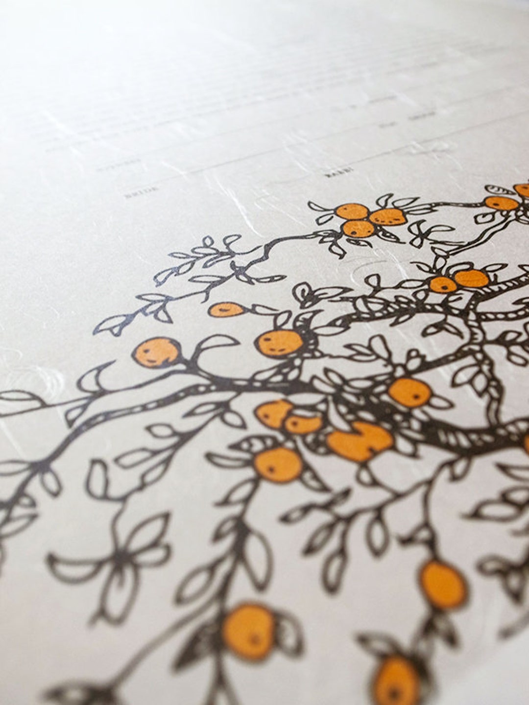 Ketubah Japanese Washi Paper - Branches - Etsy