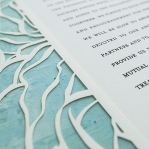 Ketubah Papercut Roses Frame printed Border Design - Etsy