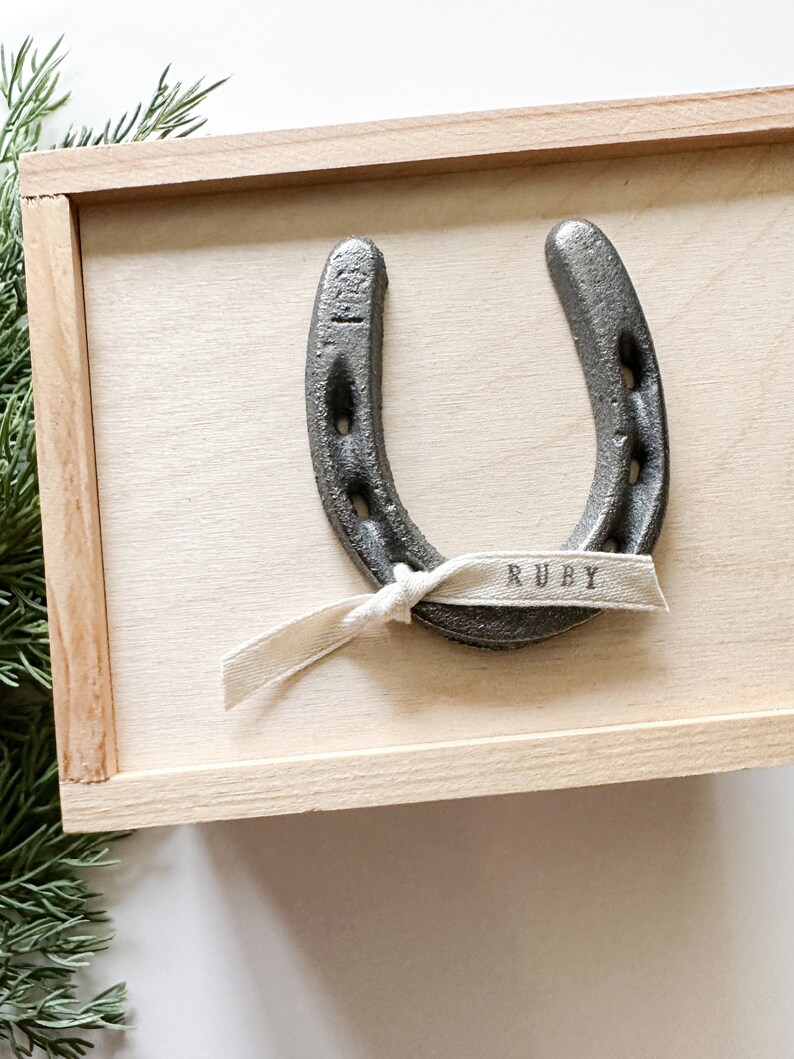 Personalized Equestrian Wooden Keepsake Box With Sliding Lid and ...
