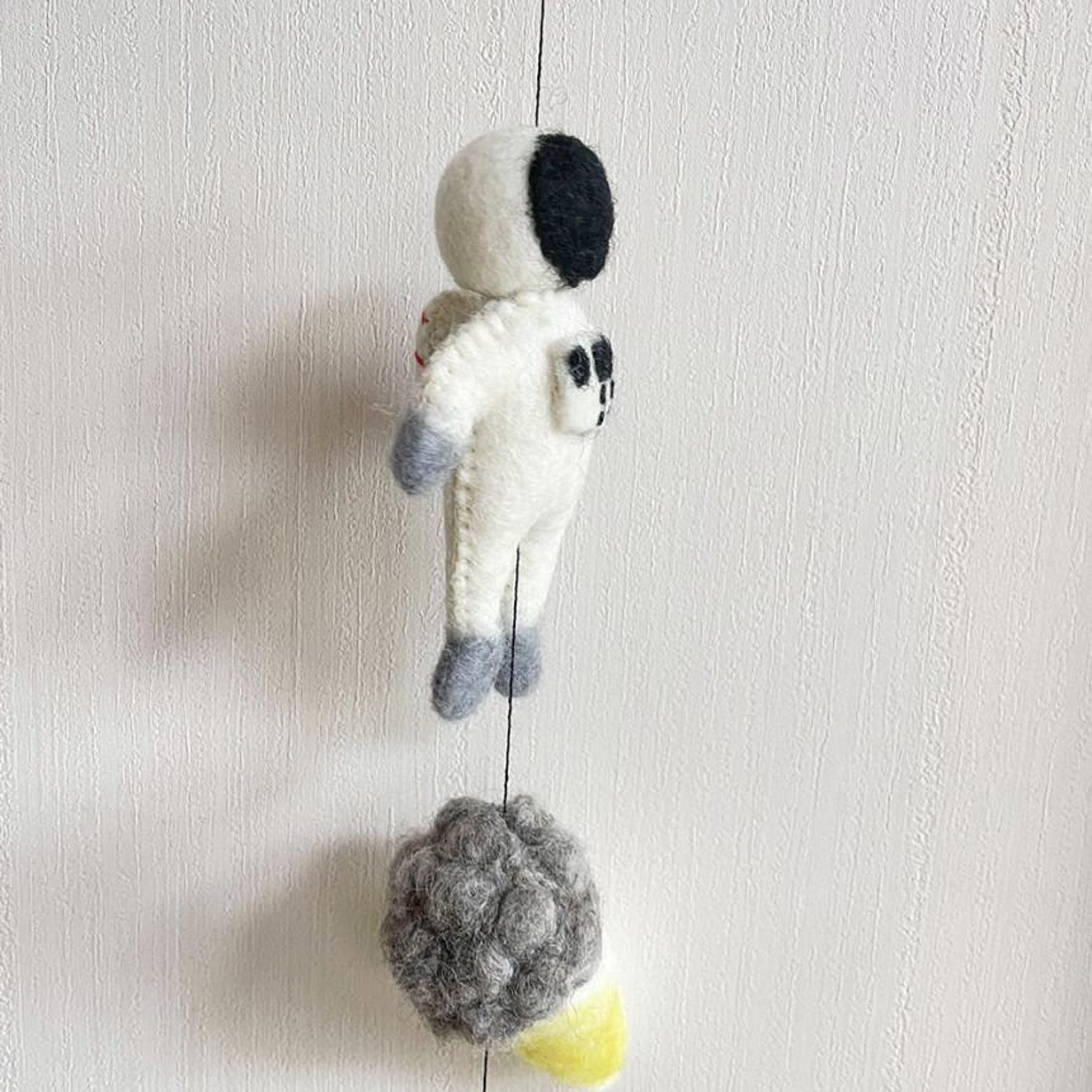 Outer Space Felt Mobile – Rocket, Astronaut, Planets – Handmade Nursery ...