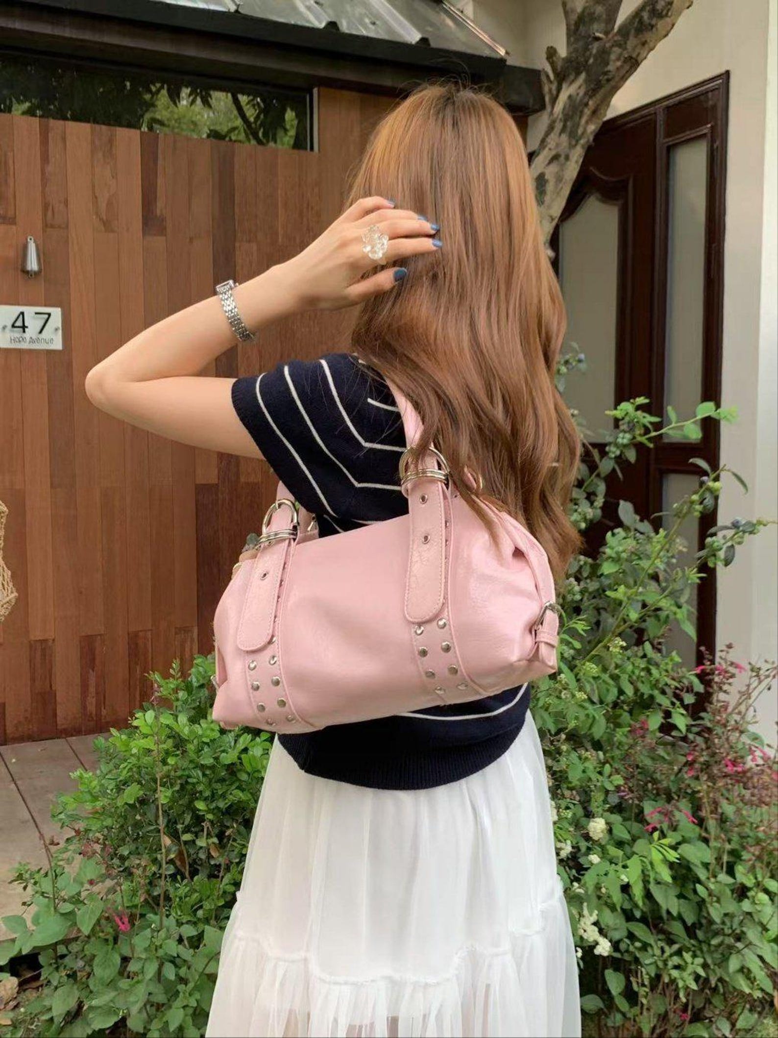 Y2K Style Shoulder Bag – Glossy Mini Handbag in 6 Colors | Vintage ...