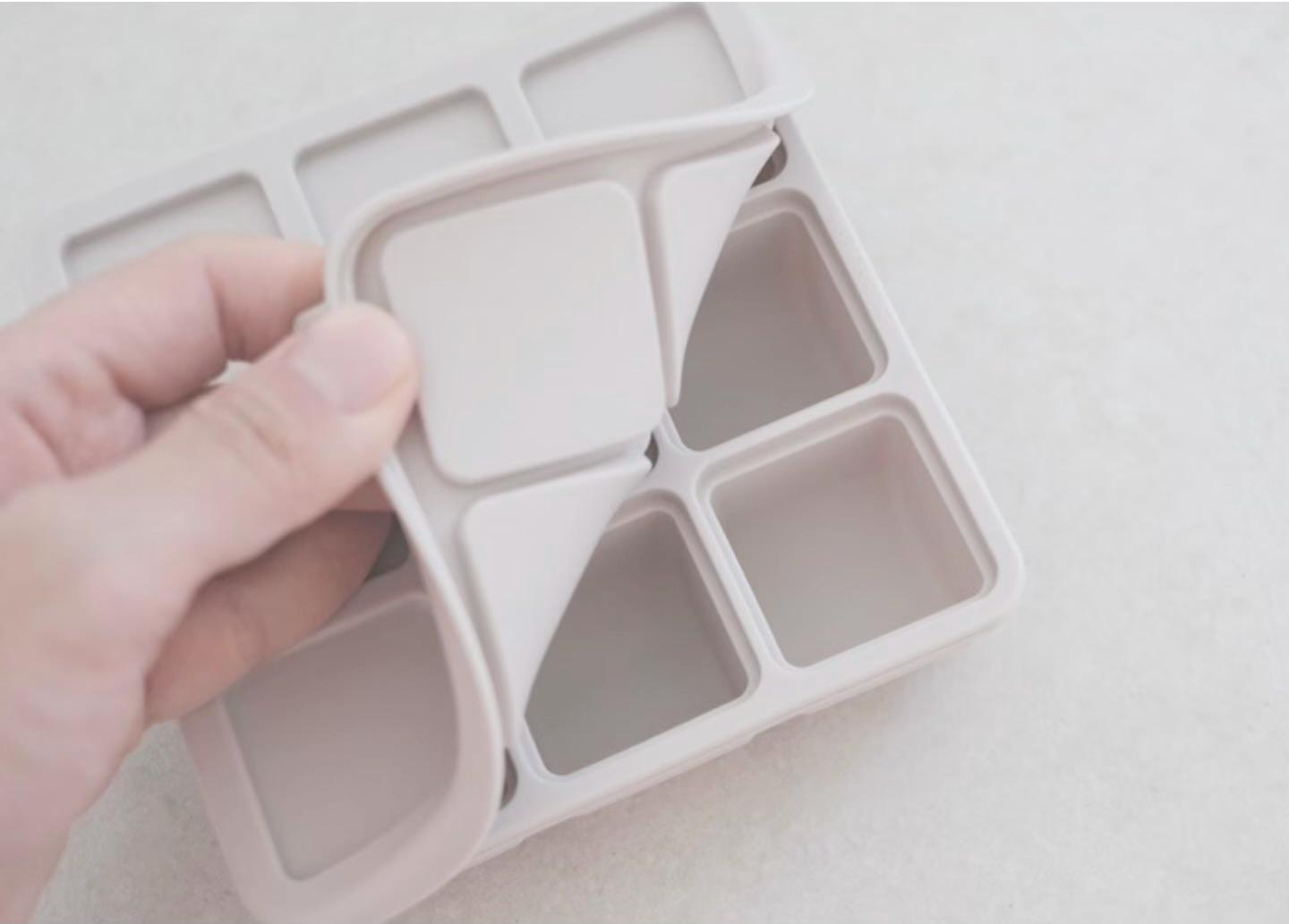 Platinum Silicone Freezer Tray – 9-cube Food Storage for Baby Food ...