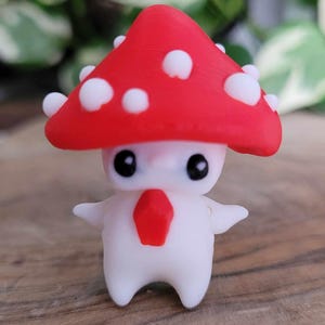 1.7'' Mushroom Pixie Poseable Articulated Fidget Toy - Etsy