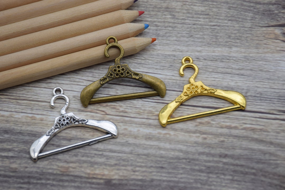 10 Clothes Coat Hanger Charm Pendant Necklace Ornament Bracelet ...