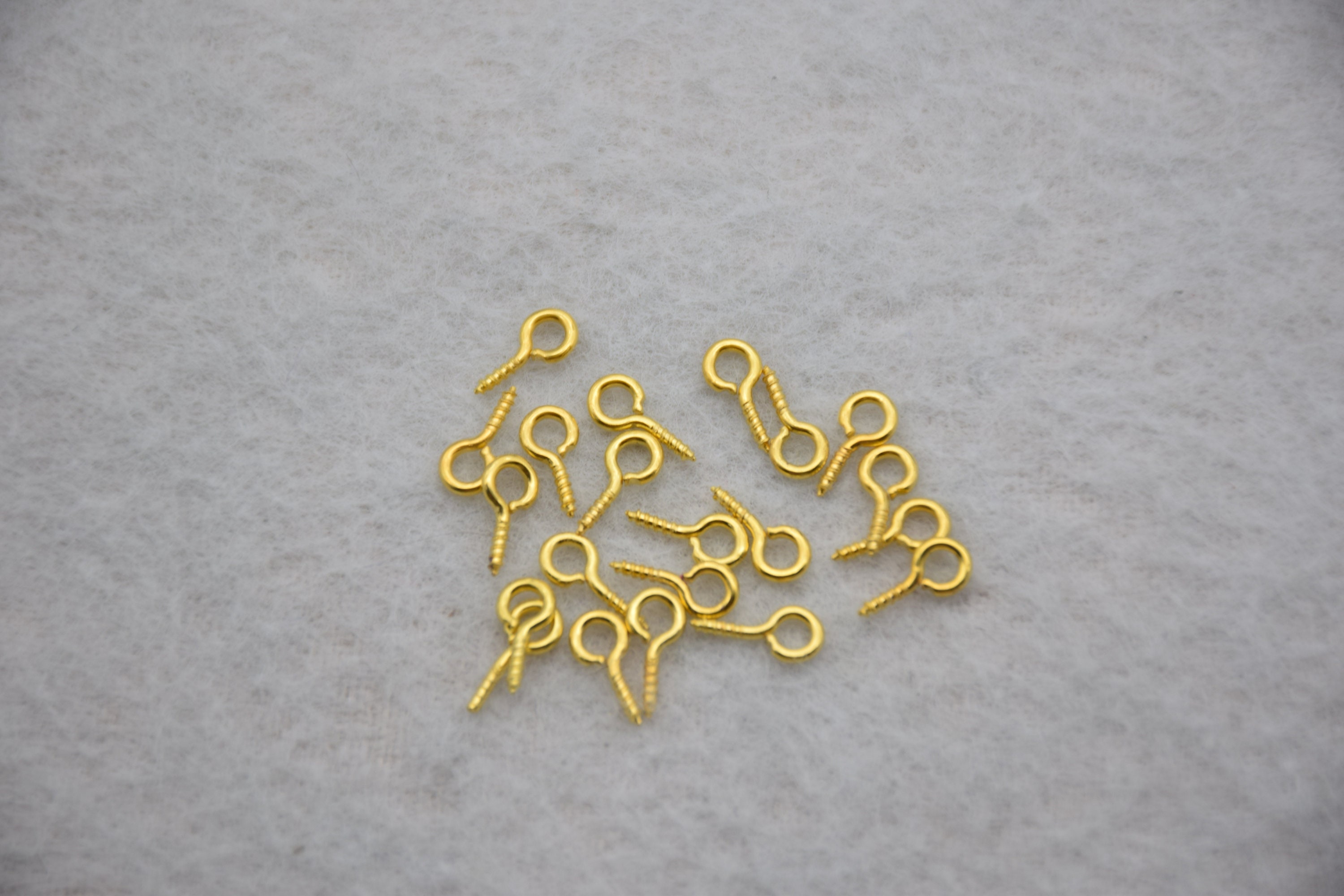 100 Eye Hook Screw,screw Eye Bails,eye Loop Screws,eye Pins,connector ...
