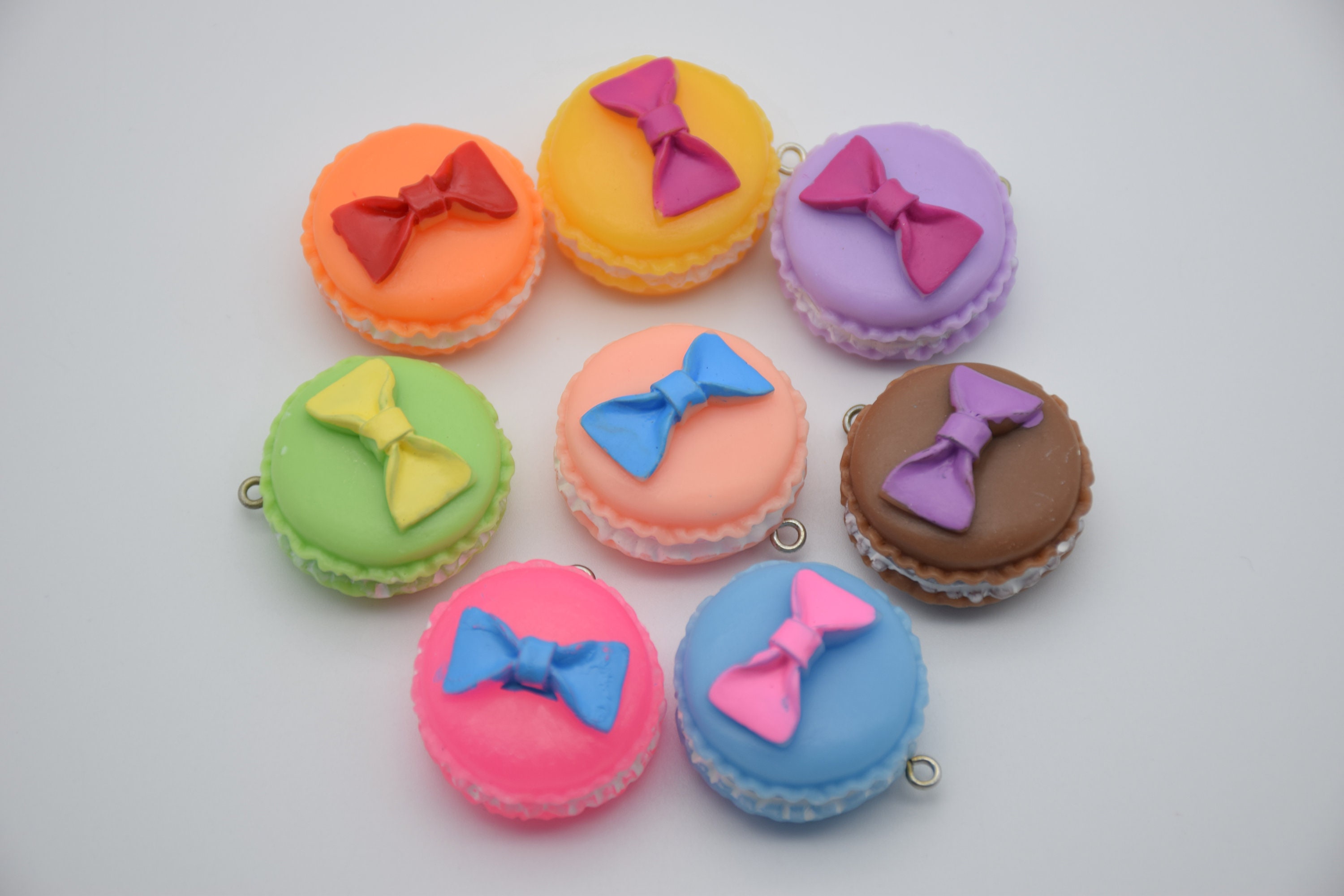 Mix Colors-6 Resin/plastic Macaroon Dessert Cake - Etsy