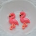 10 Resin/plastic Flamingo Bird Cabochons,christmas Tree Ornament,party ...