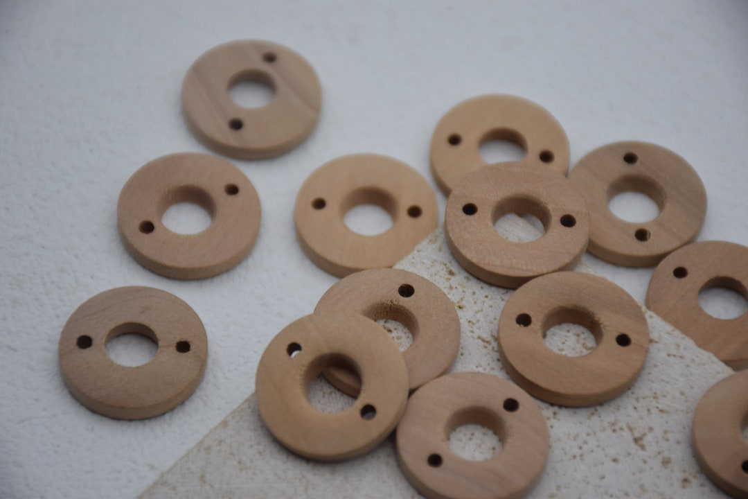 Round Wooden Connector Charms,diy Wooden Loop Earrings,circle Hollow ...