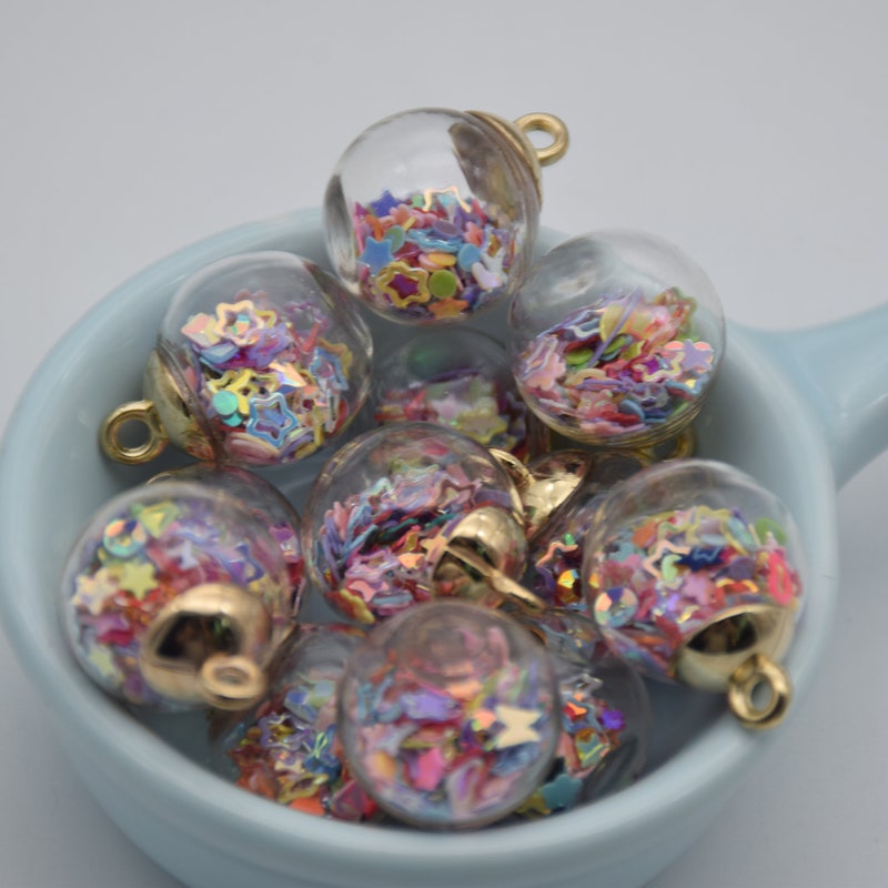 Crystal Ball Charm - Etsy