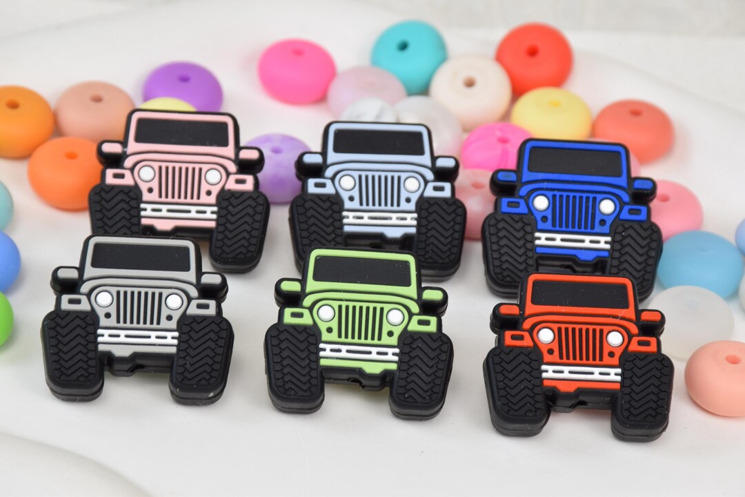 Off Road Truck Vehicle Silicone Beads,suv Focal Bead,gifts for Beadable ...
