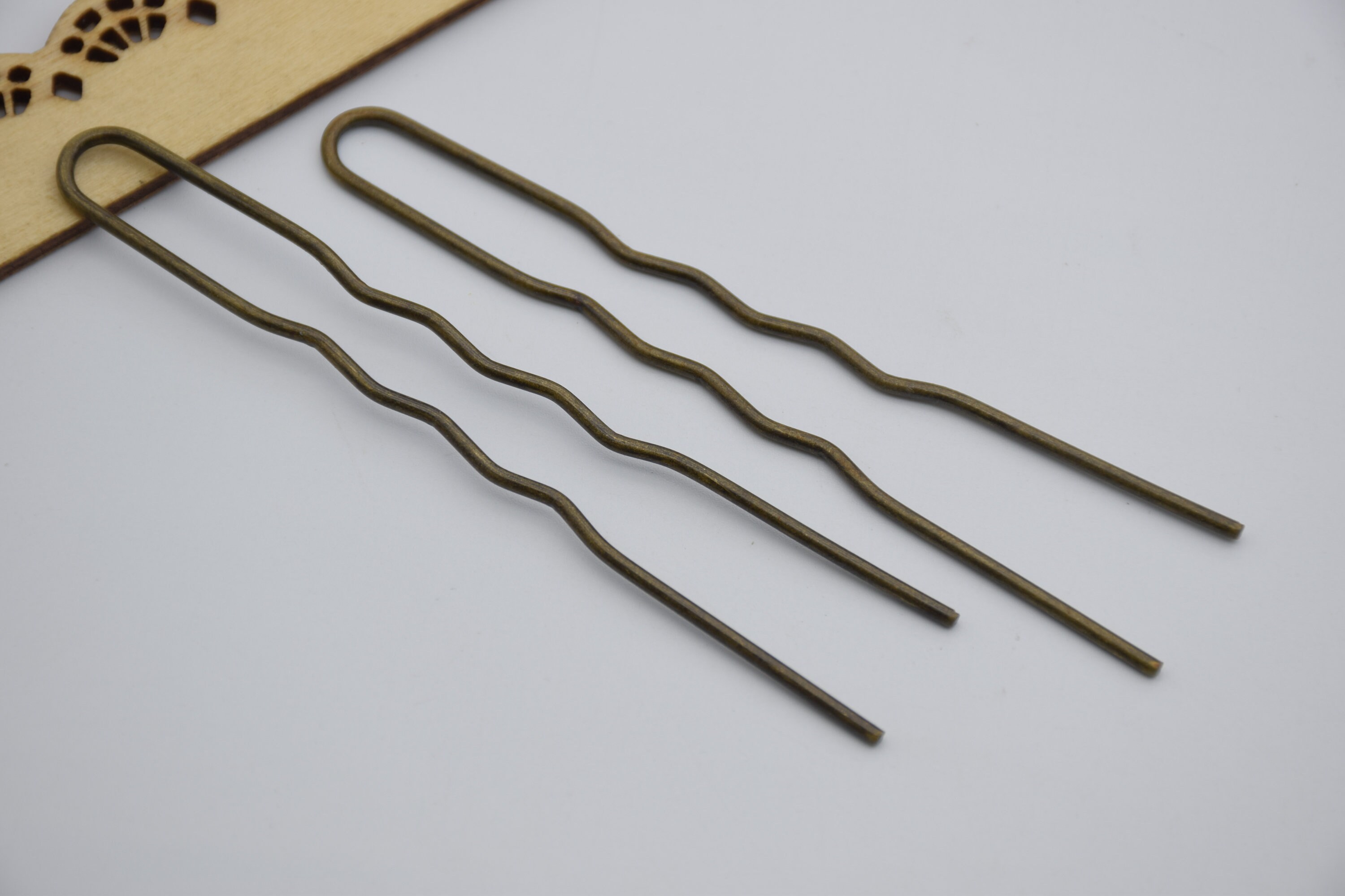20 Metal Hair Pin,simple Hair Fork,hair Bun Holder,u Shaped Hair Pin ...