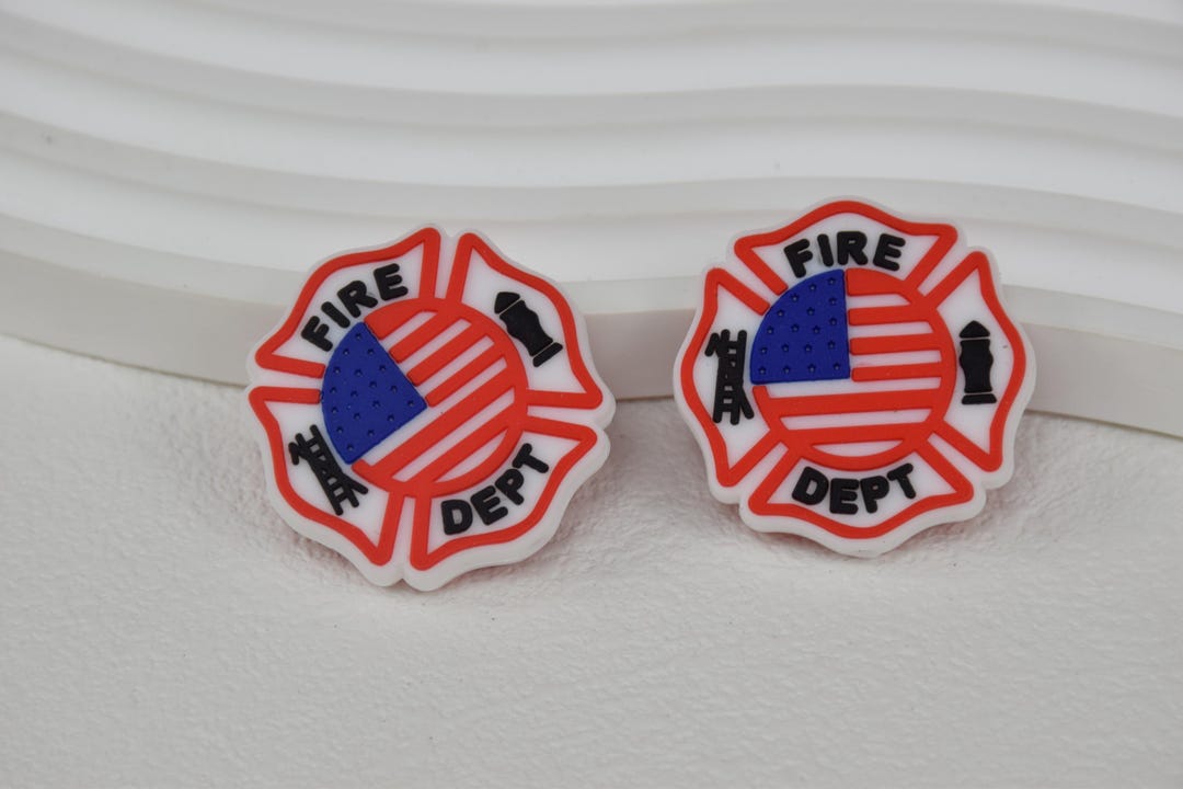 Fire Dept Firefighter Focal Silicone Beads,diy Pen Loose Bead,gifts ...