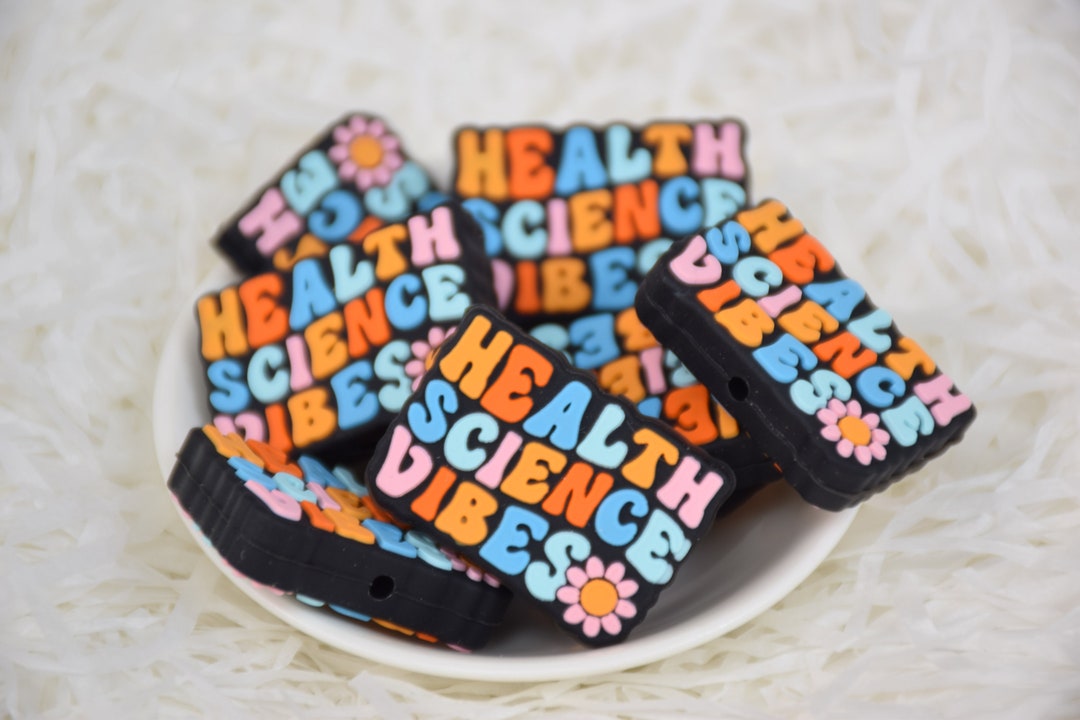 Health Science Vibes Focal Silicone Beads,diy Pen Loose Beads,gifts ...