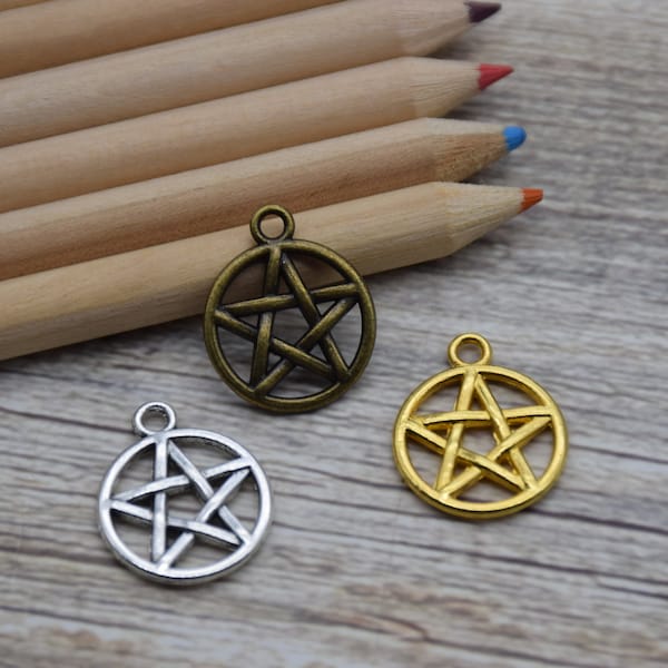 Pentacle Charm - Etsy