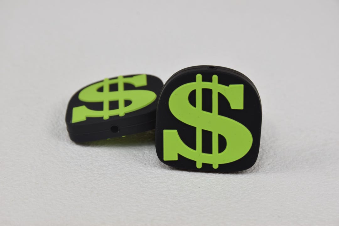 Dollar Sign American Money Focal Silicone Beads,diy Pen Loose Bead ...