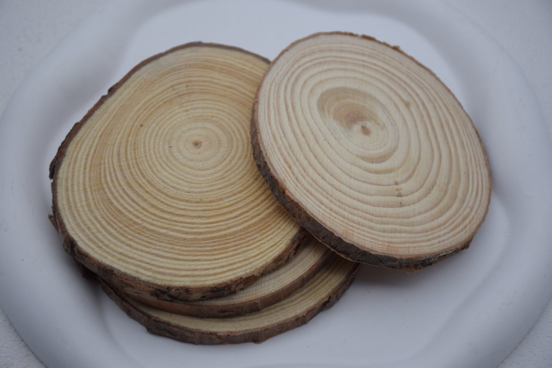 Natural Round Wood Slices,rustic Wood Slab,wedding Circle Woods,wood ...
