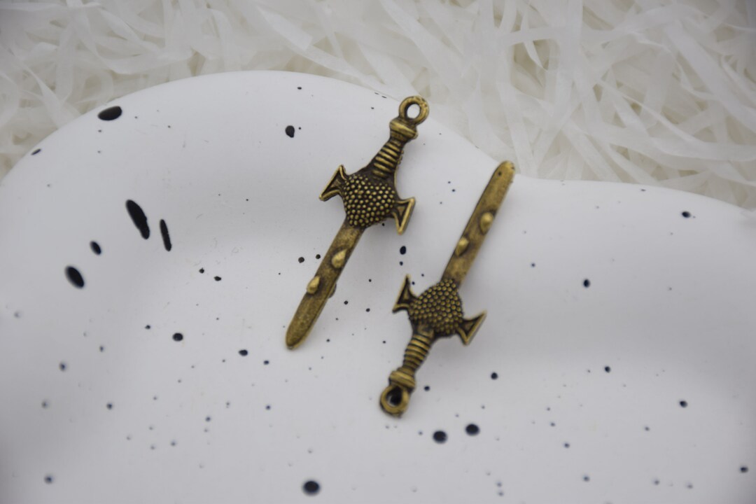 10 Knife Katana Sword Charm Pendant Necklace Ornament Bracelet ...