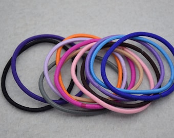 DIY Hair Elastics,50pcs or 100pcs Elastic Cord,mixed Color Hair Elastic ...