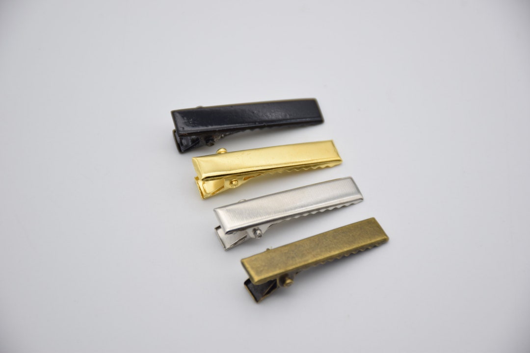 20 Metal Alligator Clips,alligator Barrettes,hair Clips,prong Alligator ...