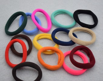 DIY Hair Elastics,50pcs or 100pcs Elastic Cord,mixed Color Hair Elastic ...