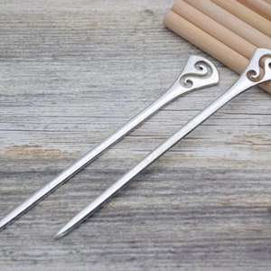 2pieces Metal Hair Sticks,simple Hair Sticks,simple Hair Pins,patten ...