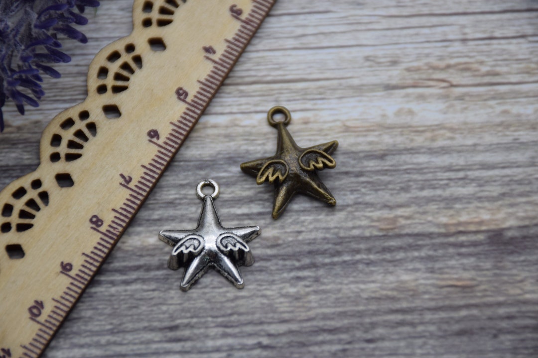 10 Pentagram Angel Wing Pentacle Witch Wicca Pagan Symbol Halloween ...