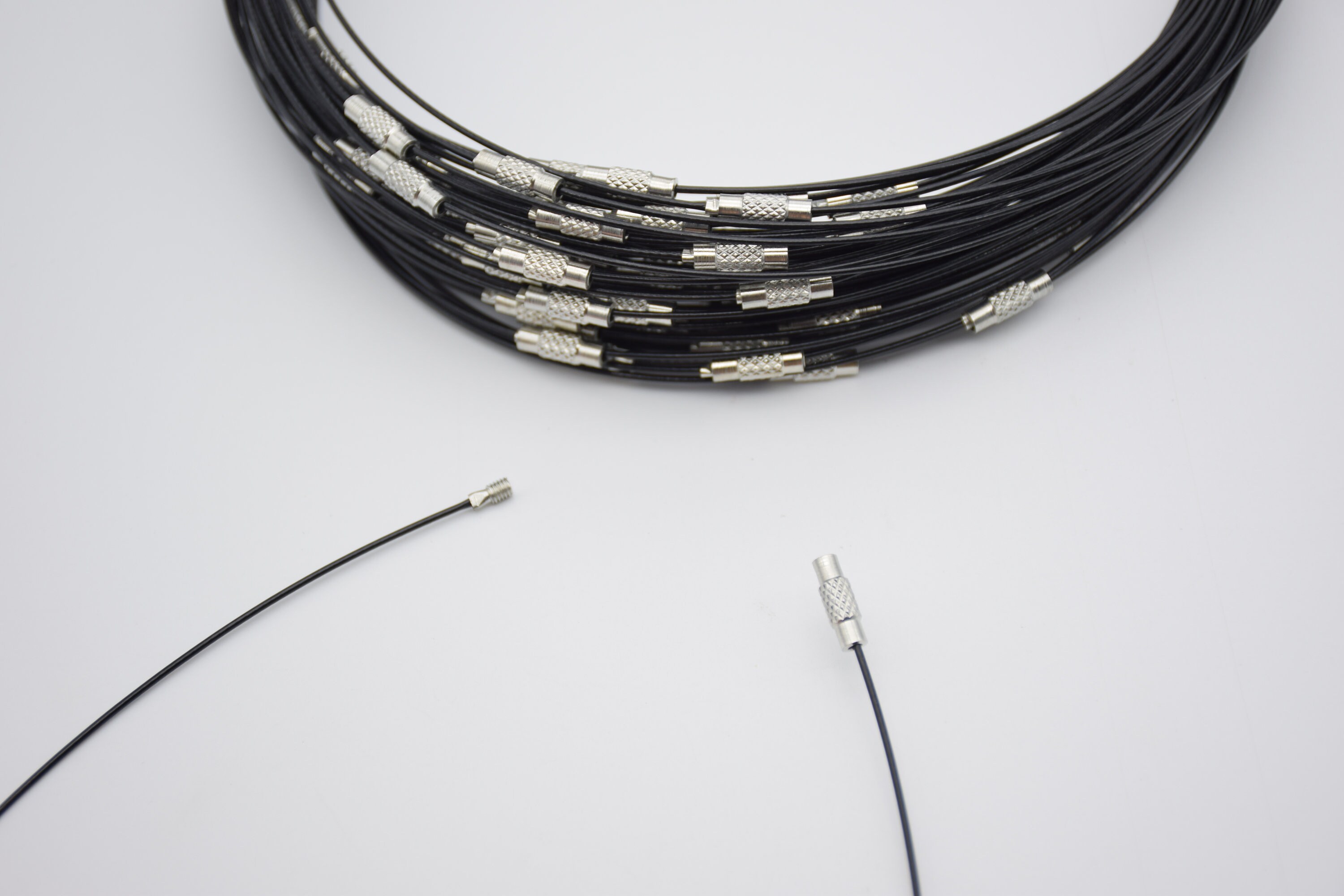 10 Wire Choker Necklacestainless Steel Wire Necklace Cord - Etsy