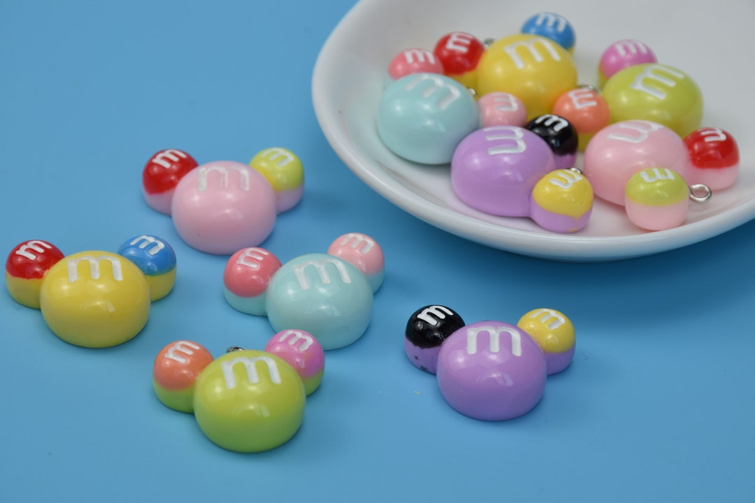 Mickey Mouse Resin Pendant,plastic Mickey Head Gift Charm,diy Jewelry ...