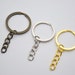 20 Key Chain Rings,25mm Split Key Chain Ring With 25mm Link Chain ...