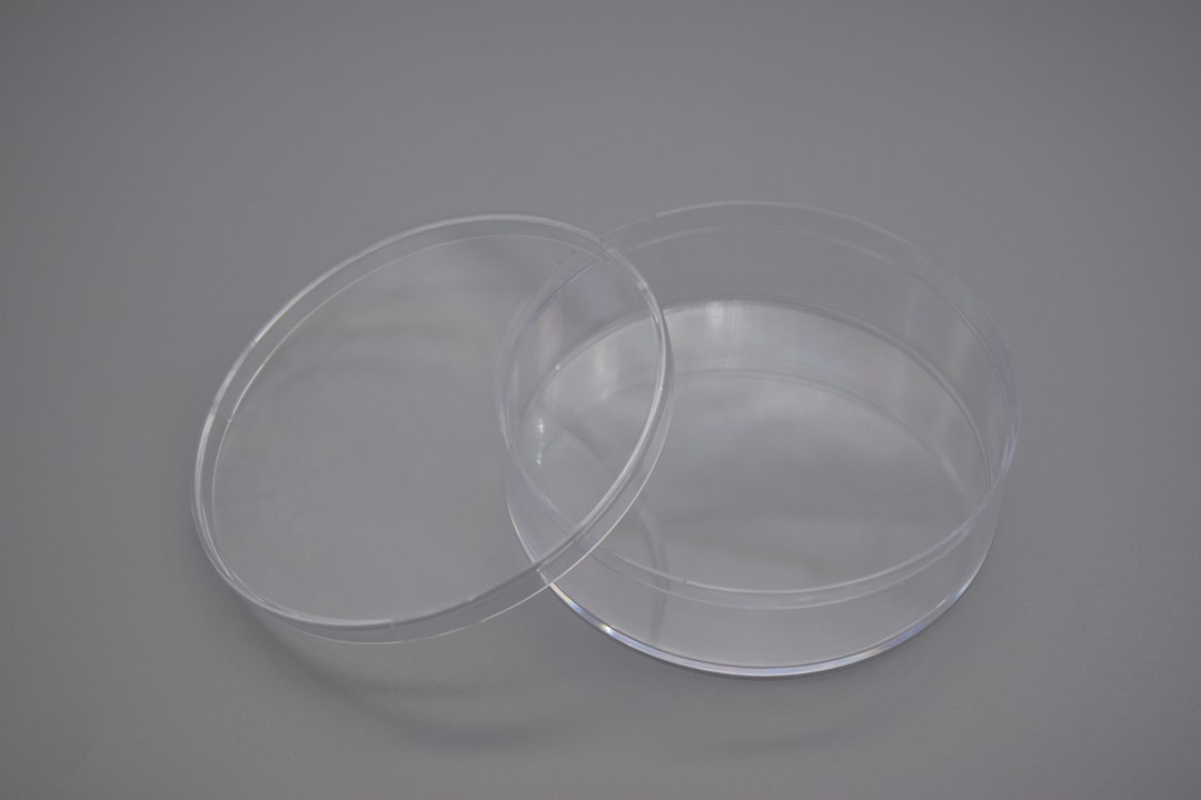 2PCS 89mmx26mm(height) Round Clear Plastic Boxes,box With Lid,organizer ...