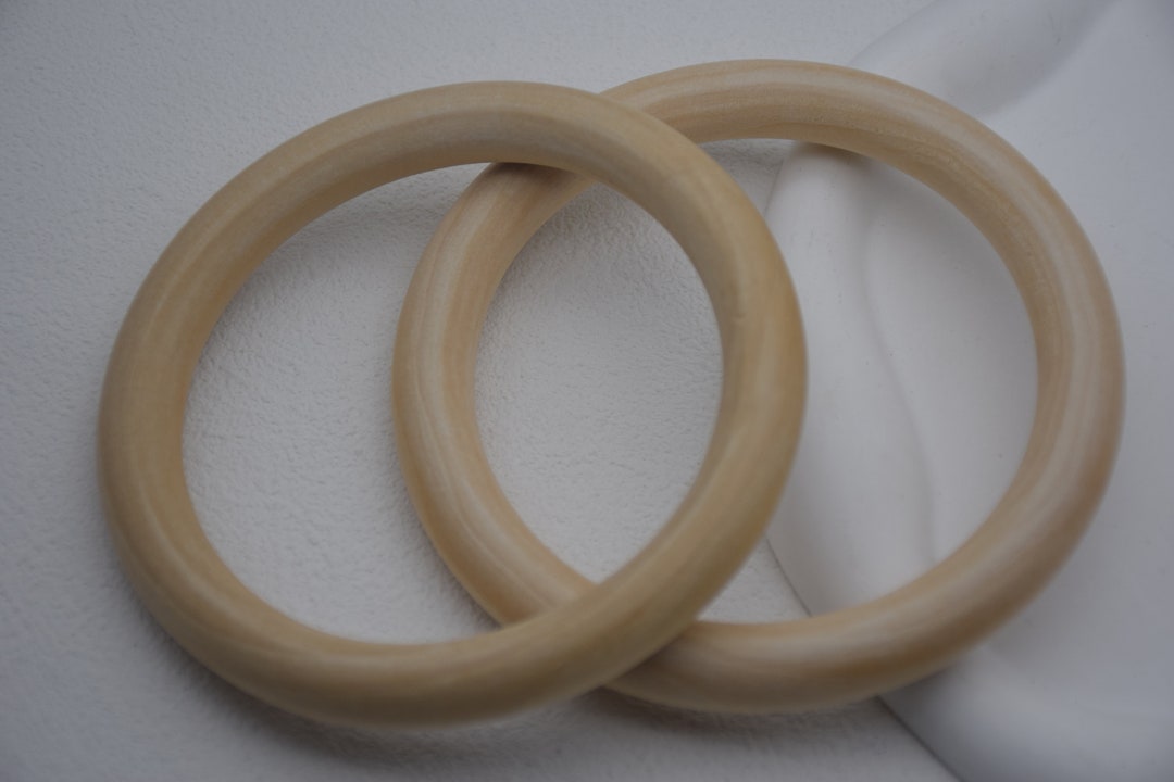 11CM Round Wood Rings,natural Wooden Bangles,unfinished Wood Circles ...
