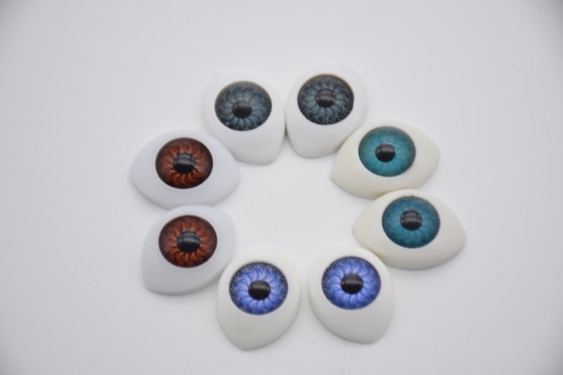 50 Resin/plastic Eye Eyeball Oval Eye Cabochonschristmas Tree | Etsy