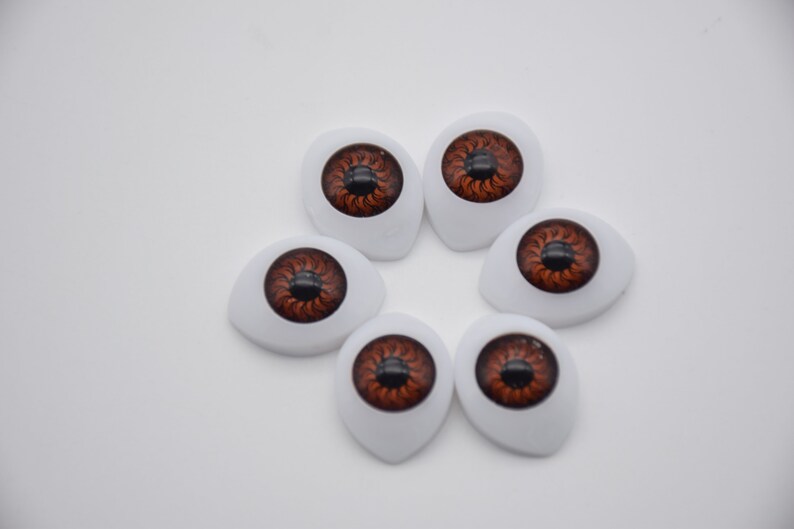 50 Resin/plastic Eye Eyeball Oval Eye Cabochonschristmas Tree | Etsy