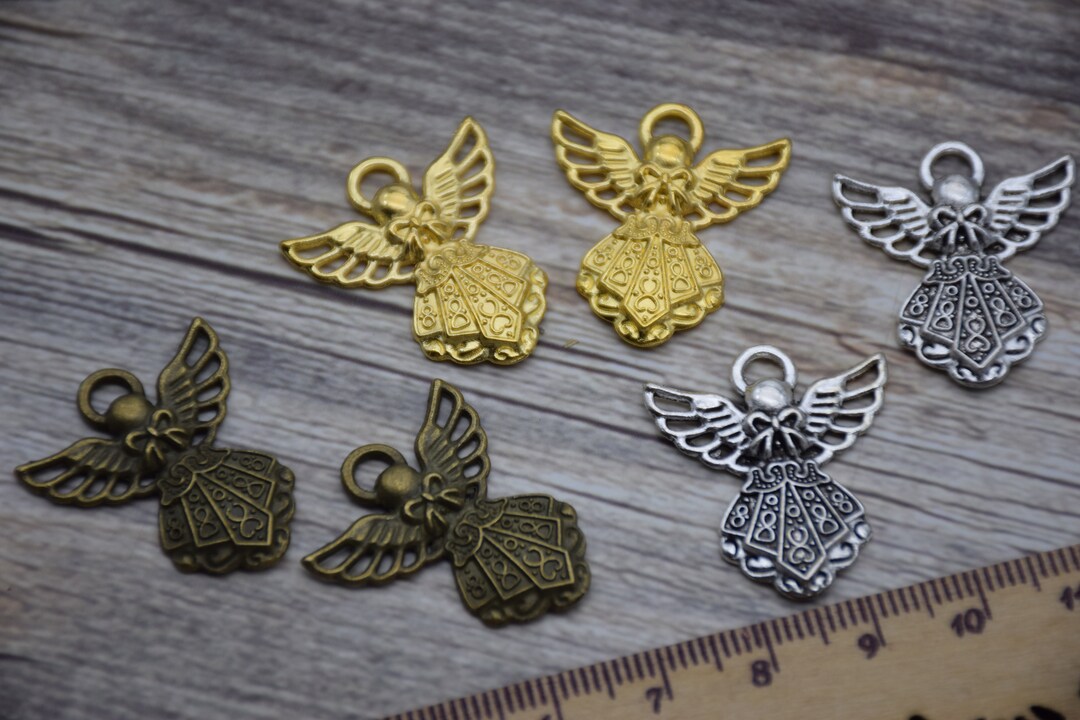Metal Angel Pendant,diy Angels Charm,jewelry Making Supplies,necklace ...