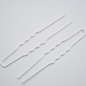 50 Metal Hair Pin,simple Hair Fork,hair Bun Holder,u Shaped Hair Pin ...