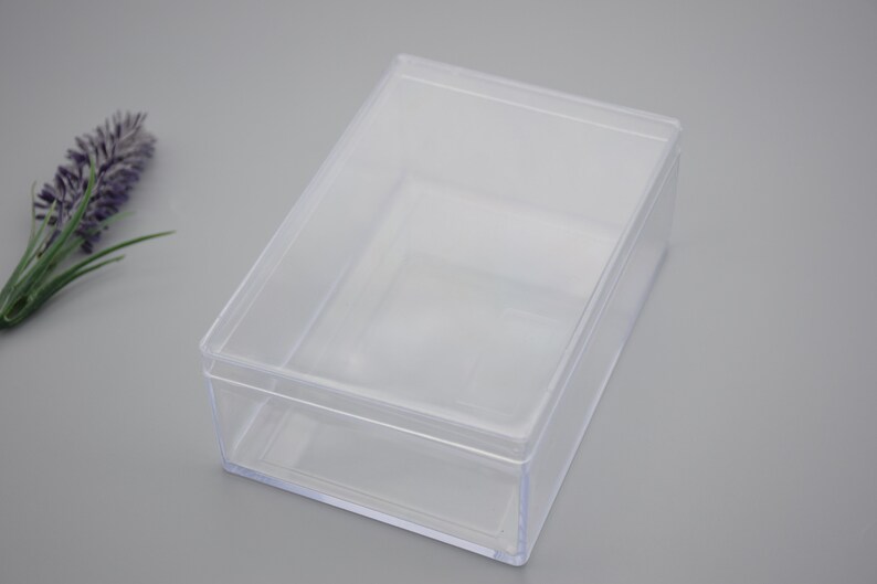 2PCS 130mmx90mmx50mm(height) Rectangle Clear Plastic Boxes,box With Lid ...