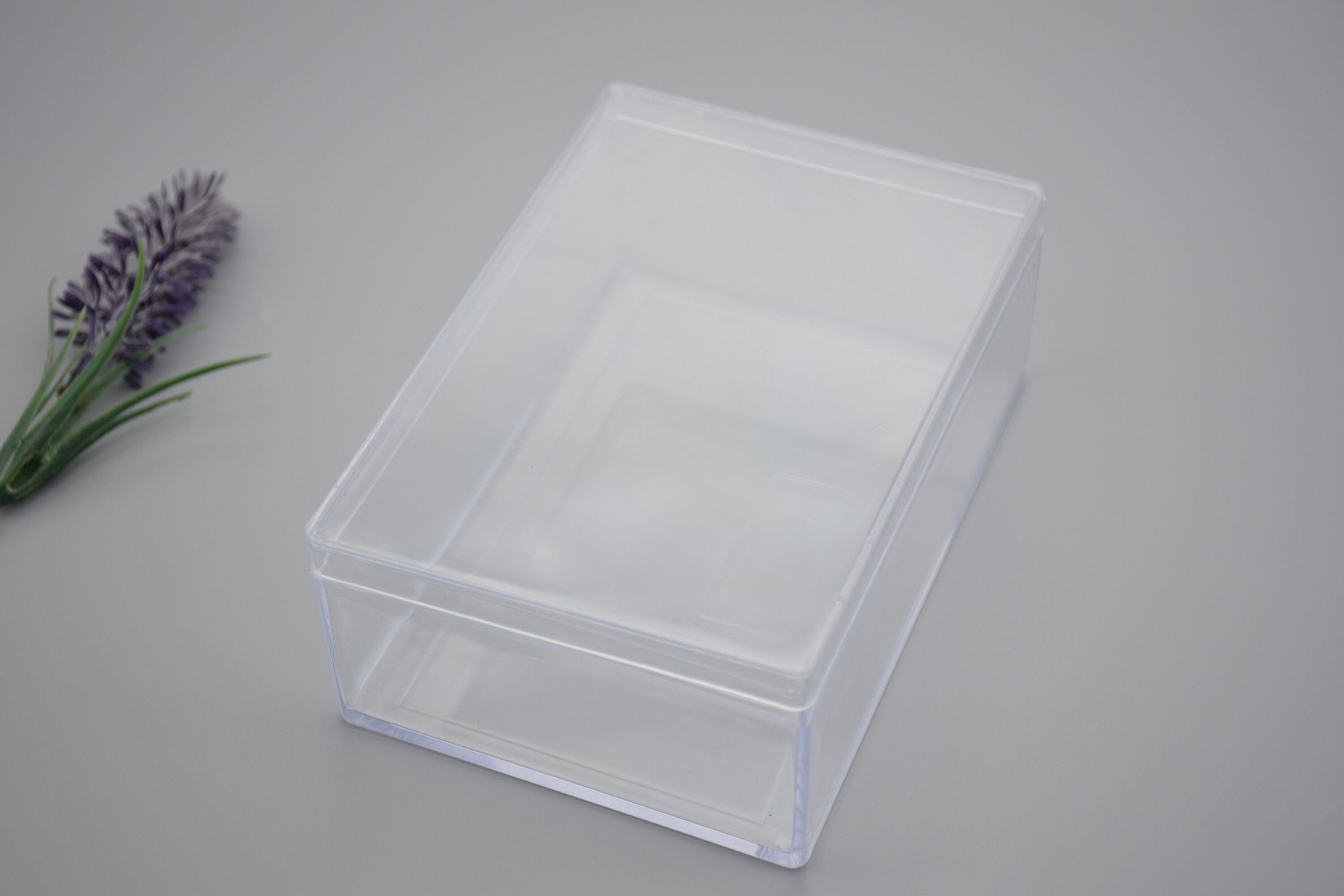 2PCS 130mmx90mmx50mm(height) Rectangle Clear Plastic Boxes,box With Lid ...