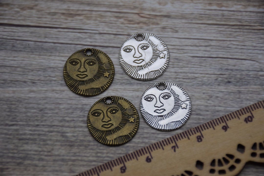 Metal Lady Face Pendant,woman Face DIY Charm,jewelry Making Supplies ...
