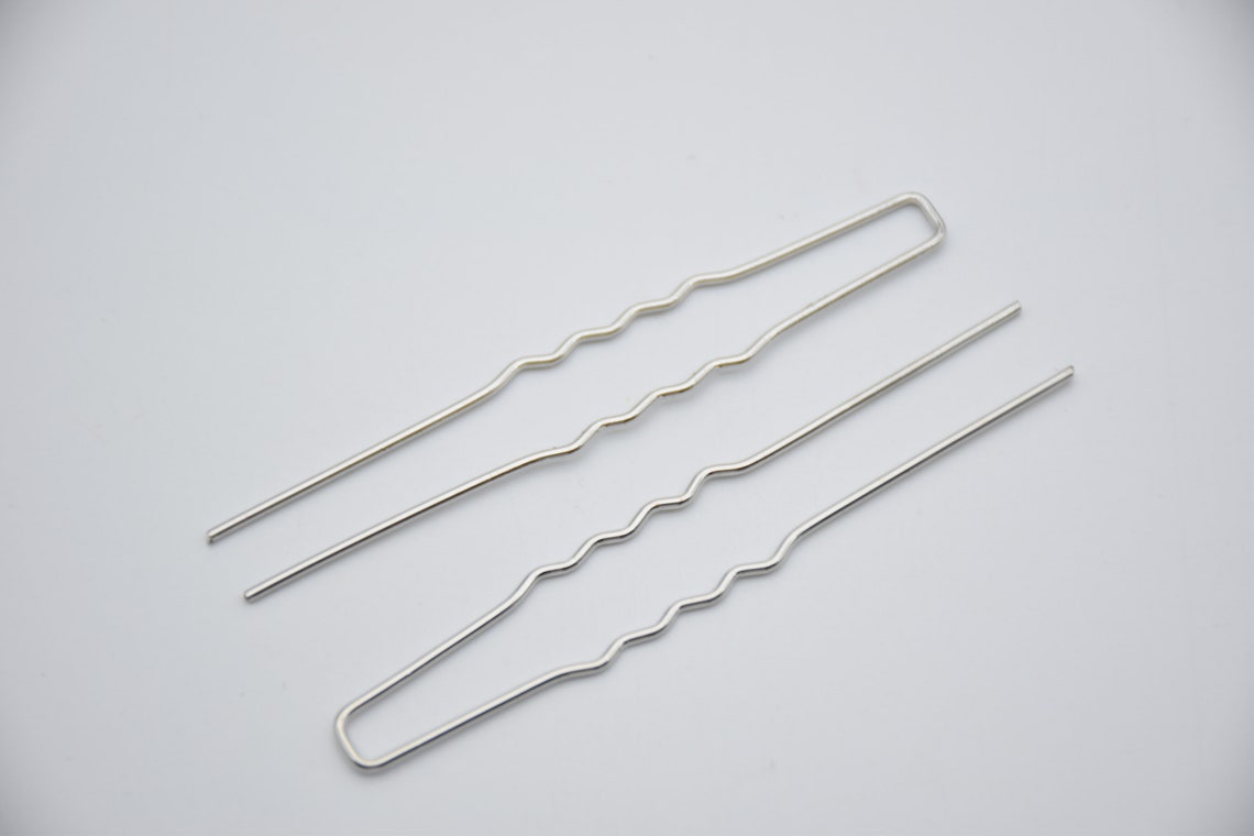 50 Metal Hair Pin,simple Hair Fork,hair Bun Holder,u Shaped Hair Pin ...