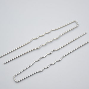 50 Metal Hair Pin,simple Hair Fork,hair Bun Holder,u Shaped Hair Pin ...