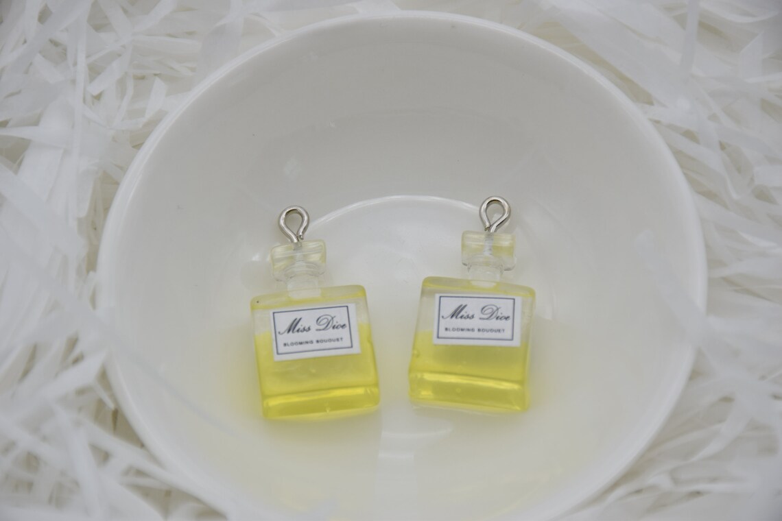 10 Resin/plastic Perfume Bottle Cabochonschristmas Tree - Etsy