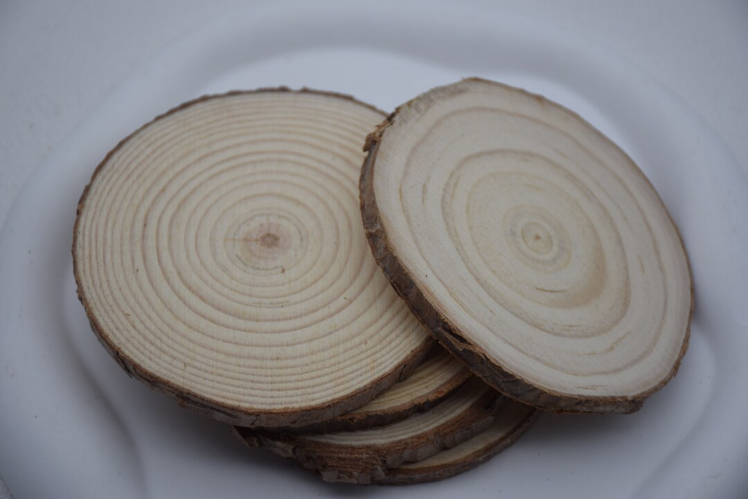 Natural Round Wood Slices,rustic Wood Slab,wedding Circle Woods,wood ...