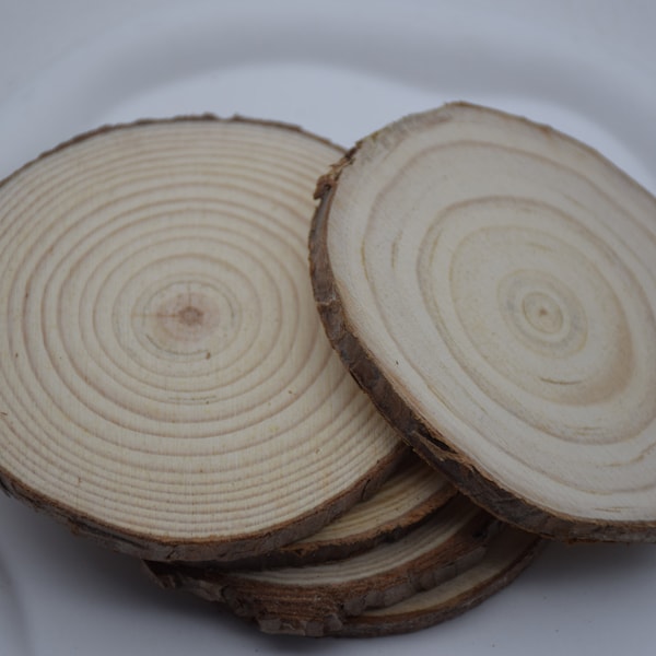 Rustic Wood Discs - Etsy