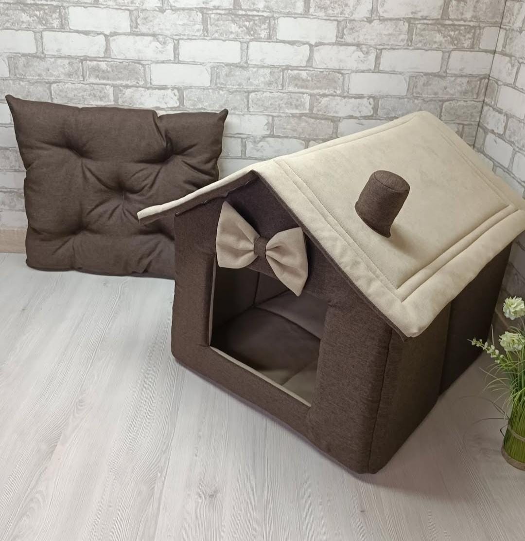 Cozy Soft Pet House,covered Dog House, Warm Cat House, Luxury Pet ...
