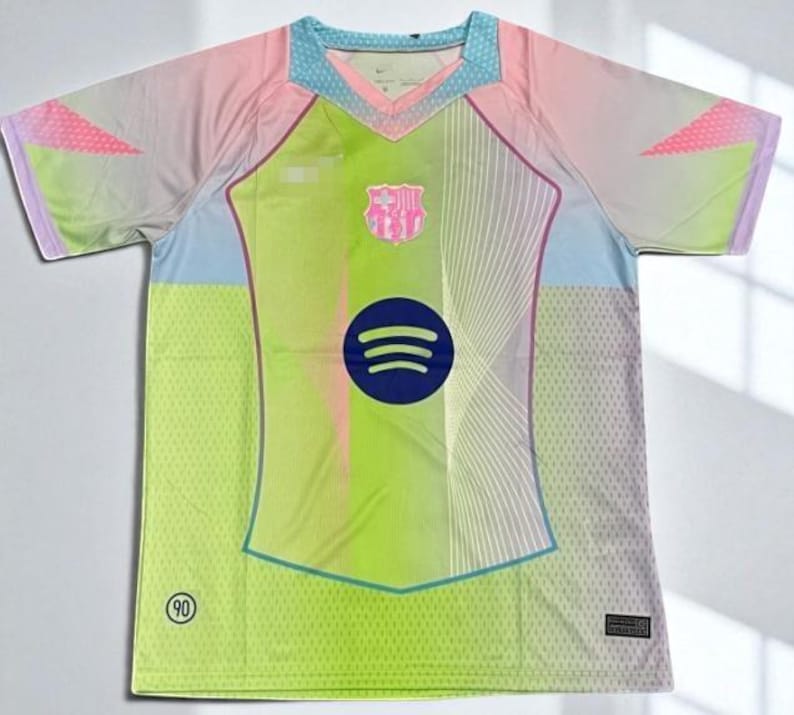 Barcelona Pink 2025 Football Soccer Jersey Set : Personalized Youth ...