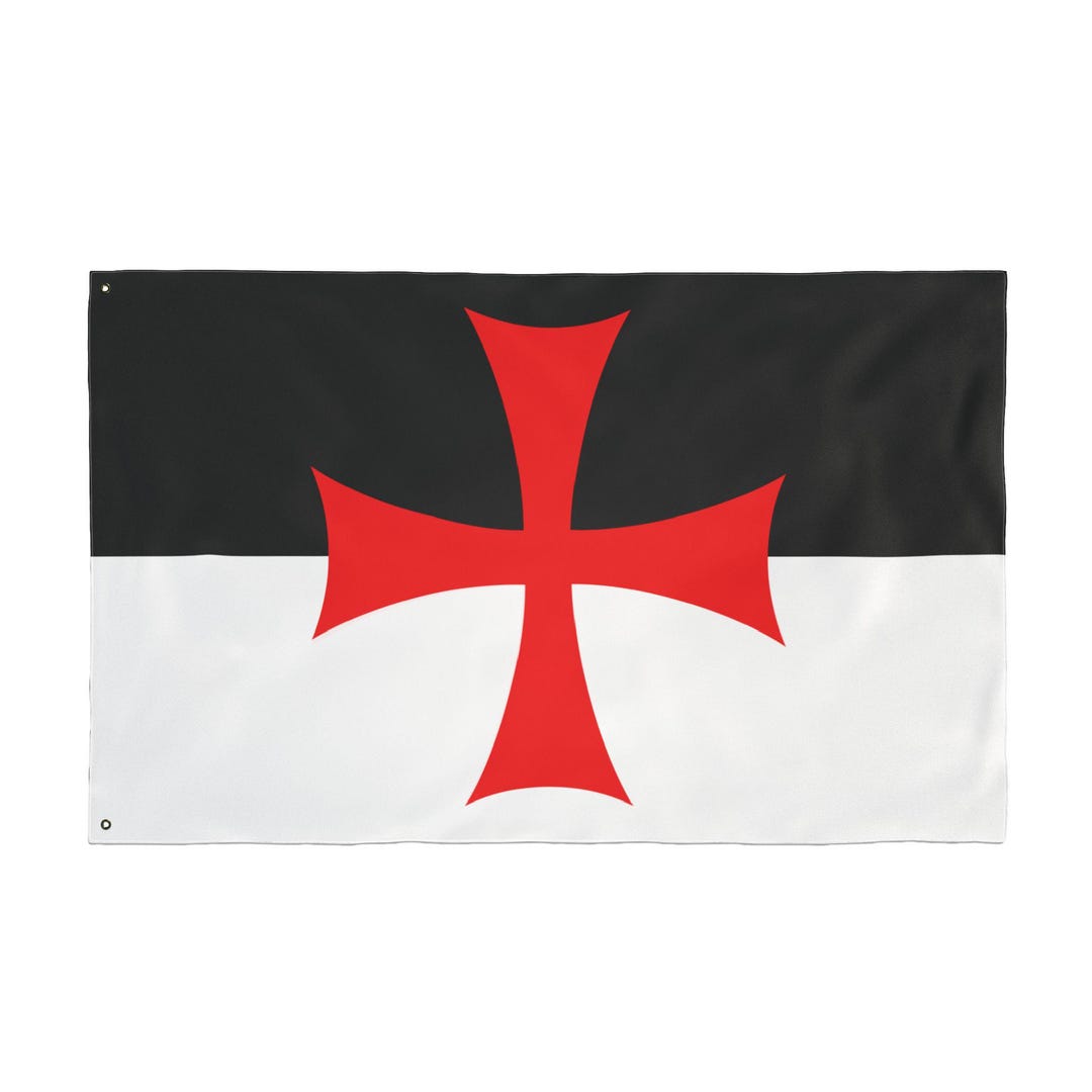 Knights Templar Flag - Etsy