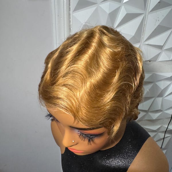 Pixie Wigs Burgundy - Etsy