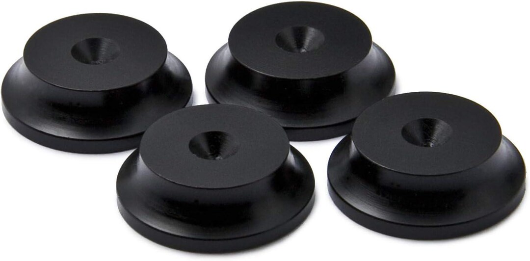 Speaker Spike Pads | Ø20 Mm X 8 Mm | Black Anodized Aluminium ...